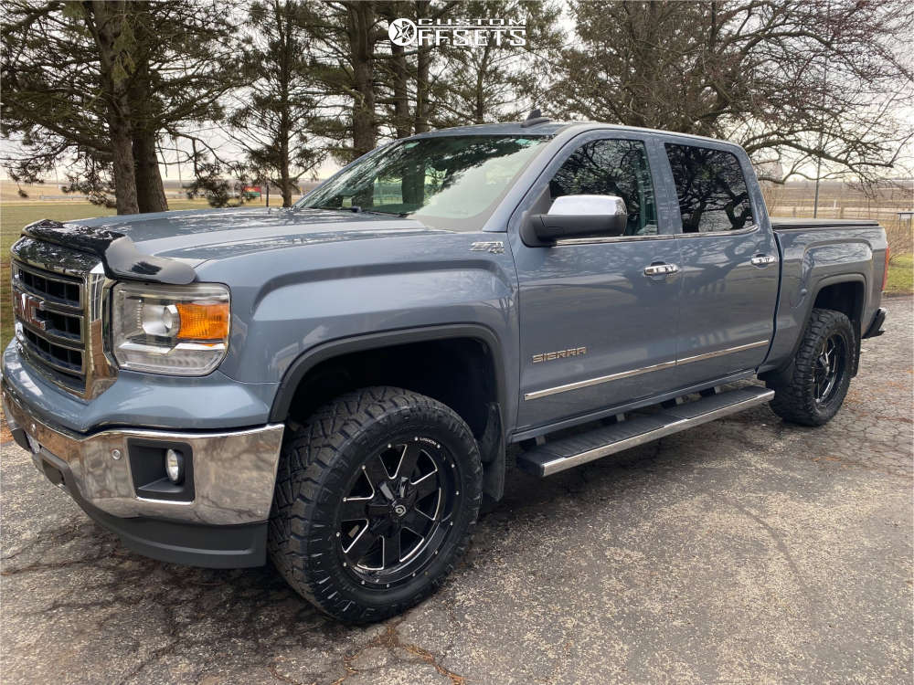 2015 GMC Sierra 1500 with 20x9 12 Vision Arc and 285/55R20 Nitto Ridge ...