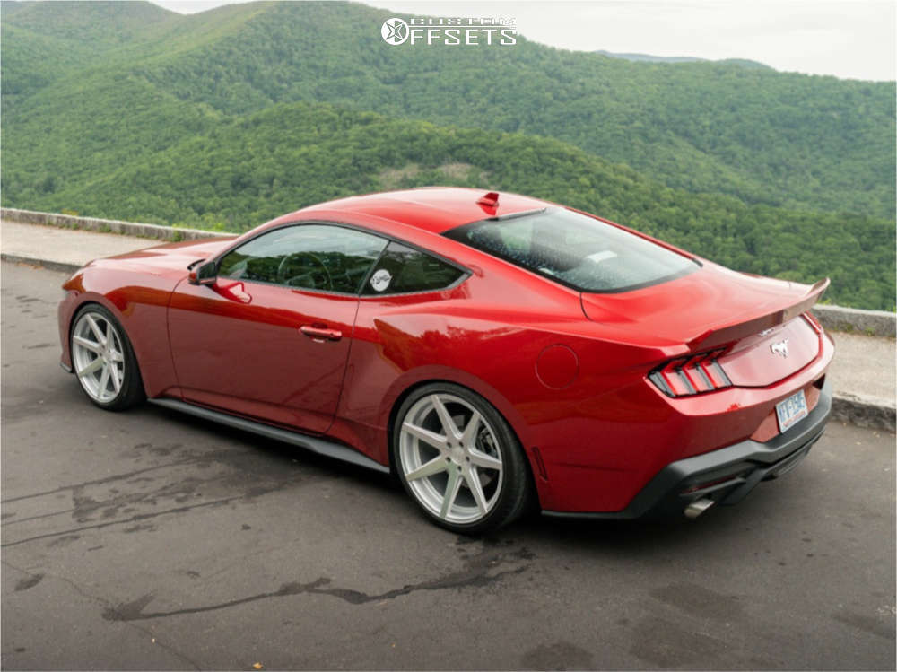 2024 Ford Mustang with 20x10 25 Rohana Rc7 and 255/35R20 Vercelli ...