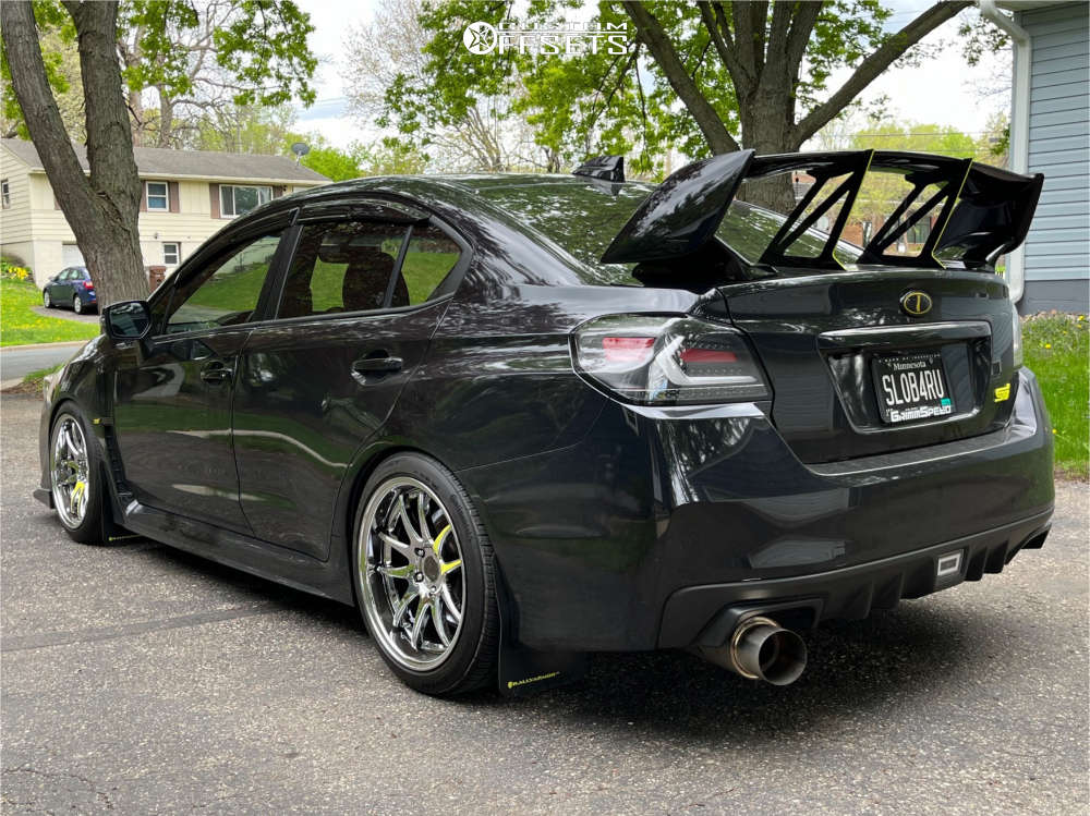 2017 Subaru WRX STI with 18x9.5 30 Aodhan Ds02 and 245/40R18 ...