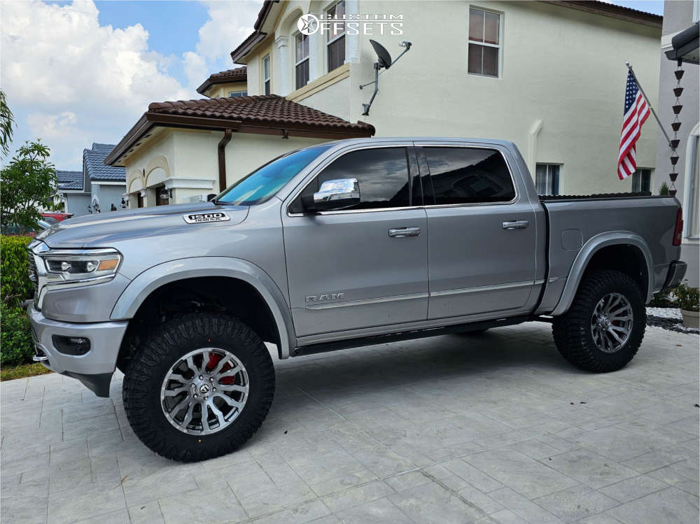 2020 Ram 1500 with 20x9 1 Fuel Blitz and 37/12.5R20 Radar Renegade RT ...