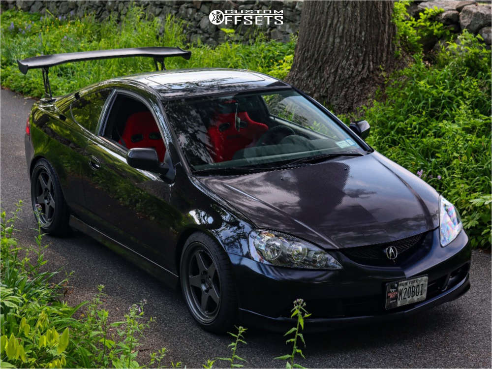 2004 Acura RSX with 18x9 35 Kansei Knp and 235/40R18 Cooper Zeon Rs3-g1 ...
