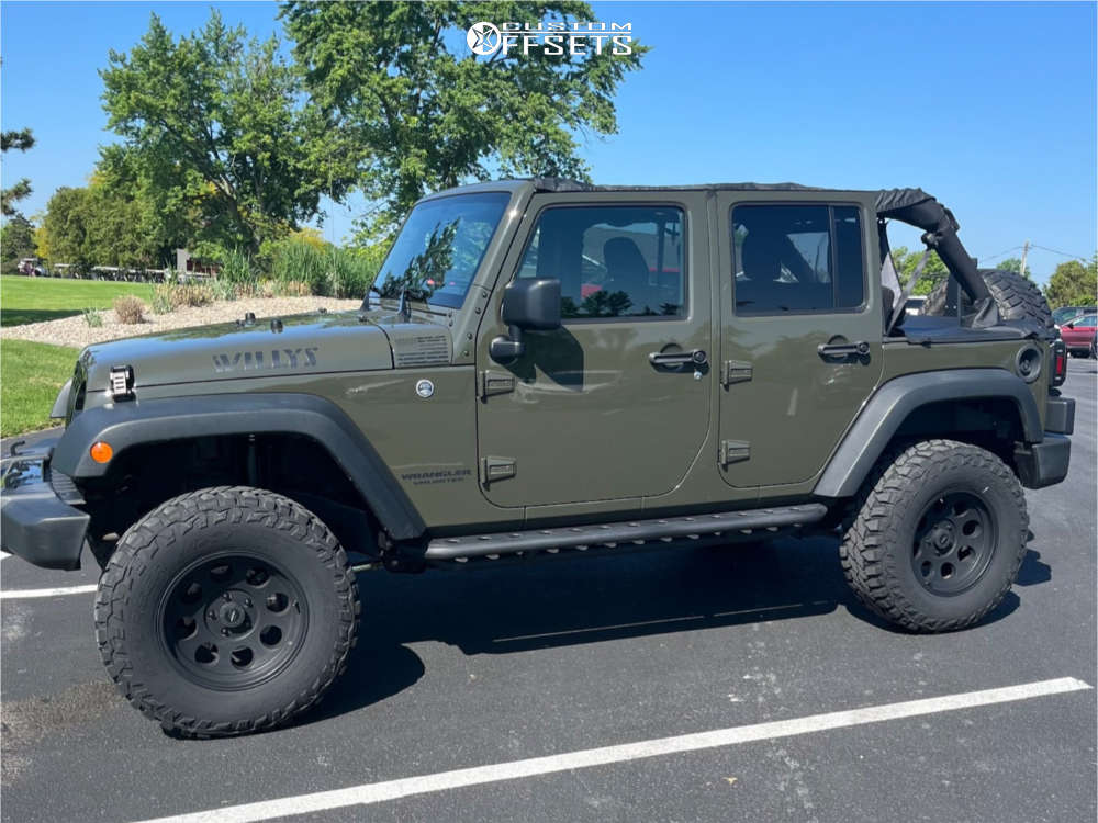 2016 Jeep Wrangler with 17x9 -6 Pro Comp 69 and 295/70R17 Mastercraft ...