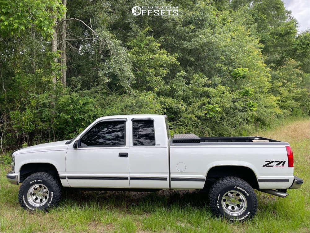 1998 Chevrolet K1500 with 15x10 -47 Pro Comp 69 and 32/11.5R15 Cooper ...