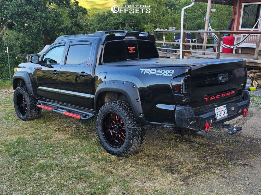 2021 Toyota Tacoma with 20x10 -24 Massiv Offroad Or1 and 33/12.5R20 TIS ...
