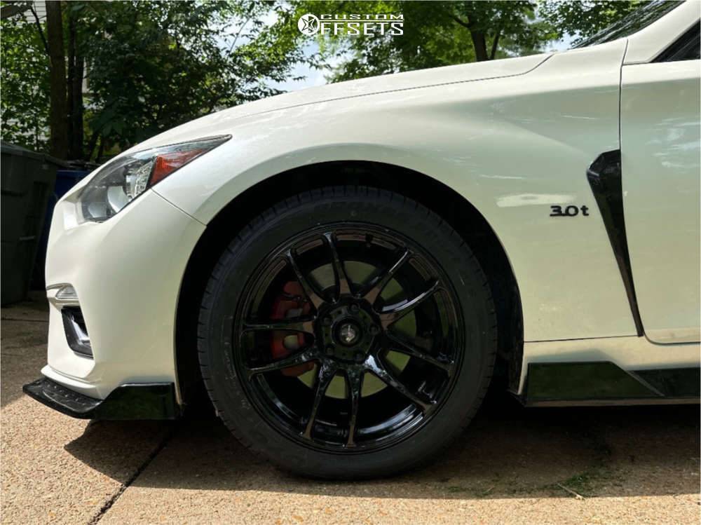 2019 INFINITI Q50 with 18x8.5 35 Vors Tr4 and 225/40R18 Toyo Tires ...