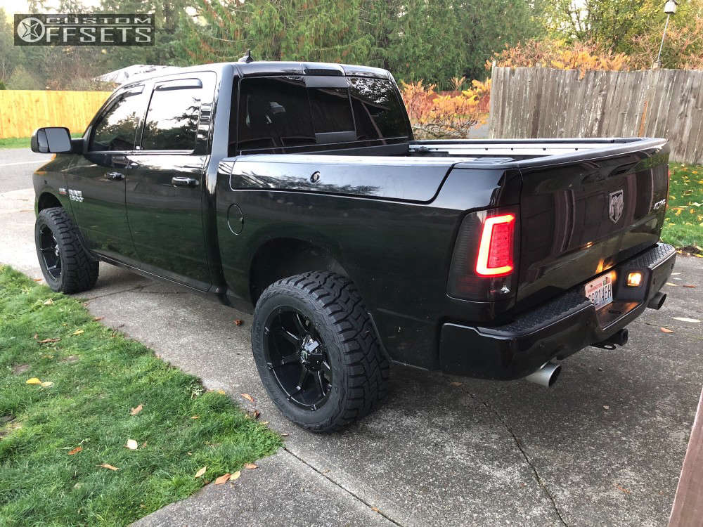 2014 Ram 1500 with 20x10 -24 Fuel Coupler and 33/12.5R20 Toyo Tires ...