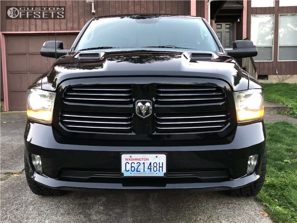 2014 Ram 1500 with 20x10 -24 Fuel Coupler and 33/12.5R20 Toyo Tires ...