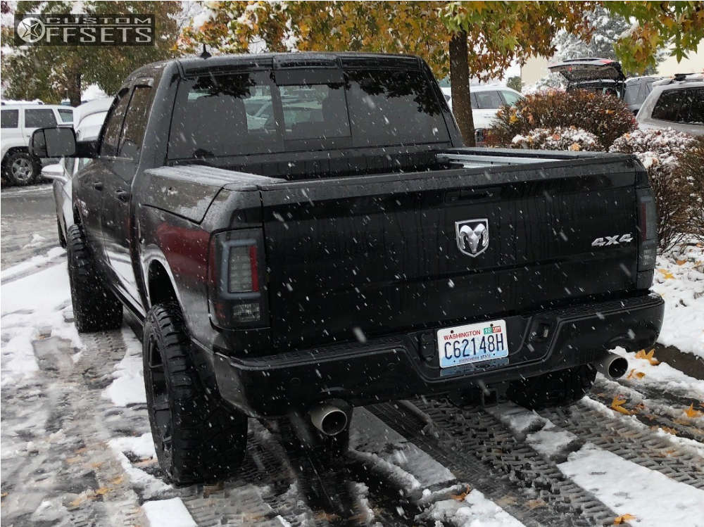2014 Ram 1500 with 20x10 -24 Fuel Coupler and 33/12.5R20 Toyo Tires ...