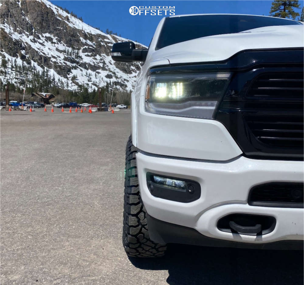 2022 Ram 1500 with 18x9 -12 Raceline Gauge and 275/70R18 Kenda Klever R ...