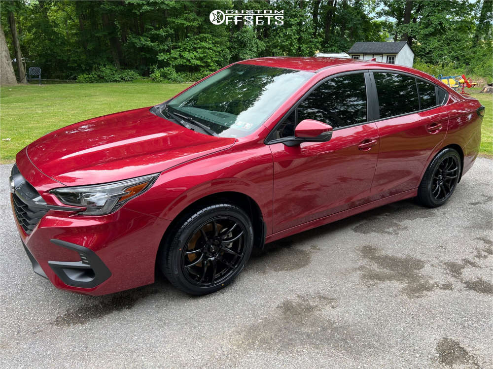2024 Subaru Legacy with 18x8.5 35 Vors Tr4 and 235/45R18 Velozza Zxv4 ...