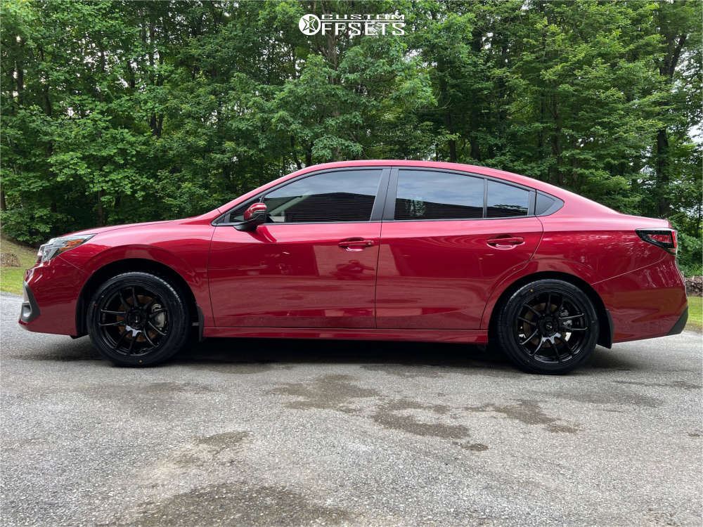 2024 Subaru Legacy with 18x8.5 35 Vors Tr4 and 235/45R18 Velozza Zxv4 ...