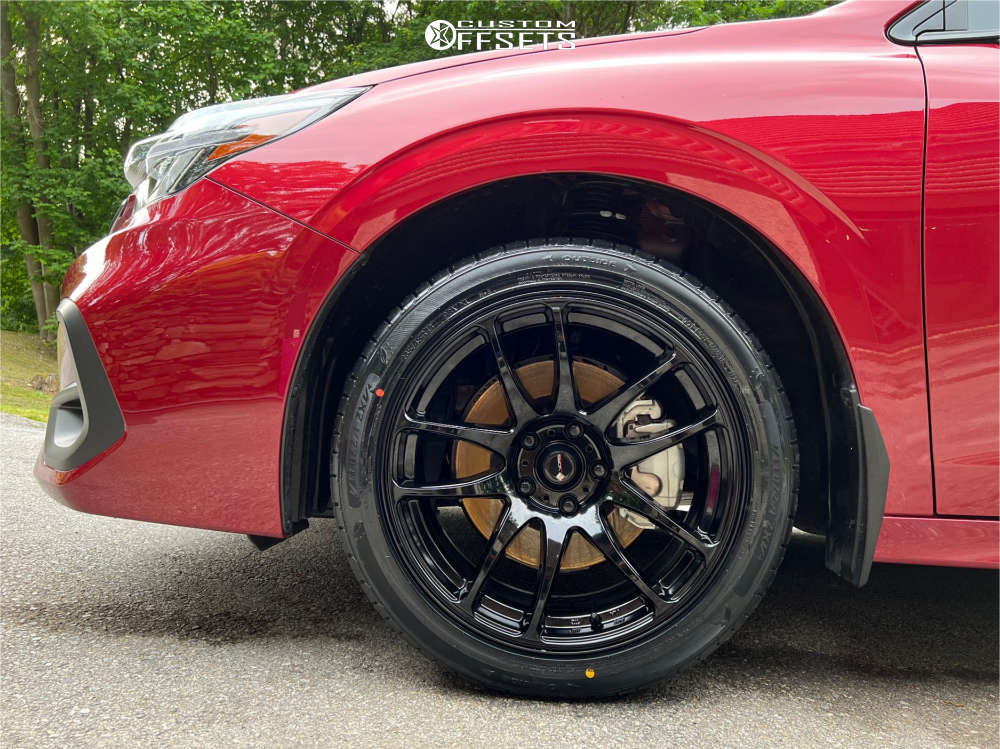 2024 Subaru Legacy with 18x8.5 35 Vors Tr4 and 235/45R18 Velozza Zxv4 ...