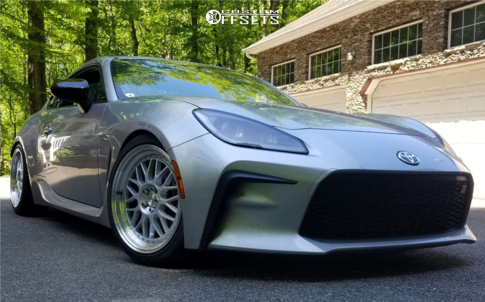 2022 Toyota GR86 with 18x8.5 35 Aodhan Ah02 and 225/40R18 Firestone ...