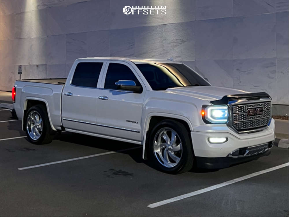 2018 GMC Sierra 1500 with 22x10 -25 US Mags Desperado 6 and 275/50R22 ...