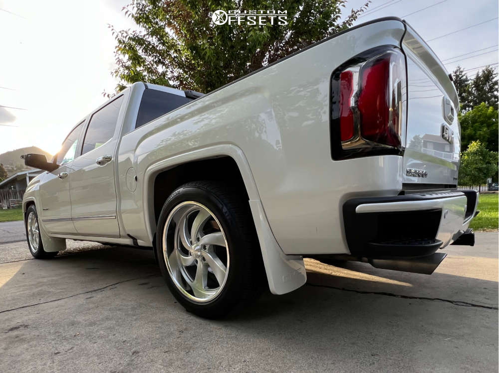 2018 GMC Sierra 1500 with 22x10 -25 US Mags Desperado 6 and 275/50R22 ...