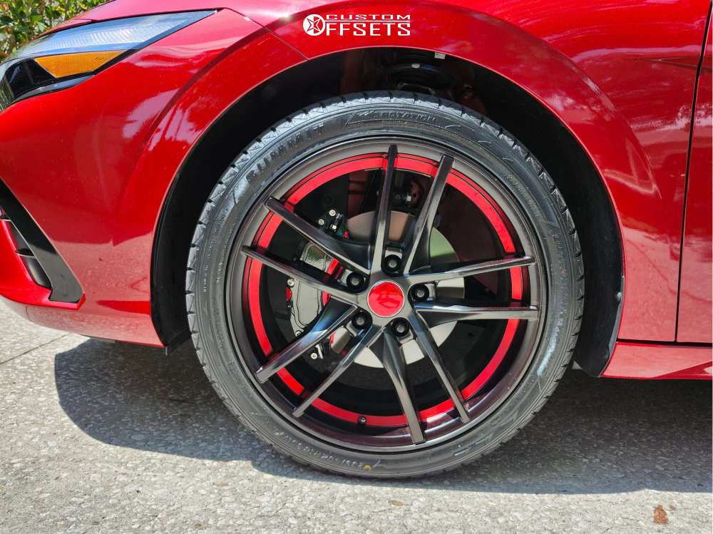 2024 Hyundai Elantra with 18x8 40 Revolution Racing Rr28 and 235/40R18 ...