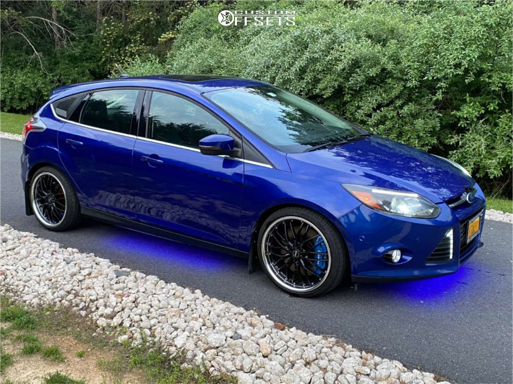 2012 Ford Focus with 19x8.5 35 MRR Gt1 and 225/35R19 Lionhart Lh-five ...