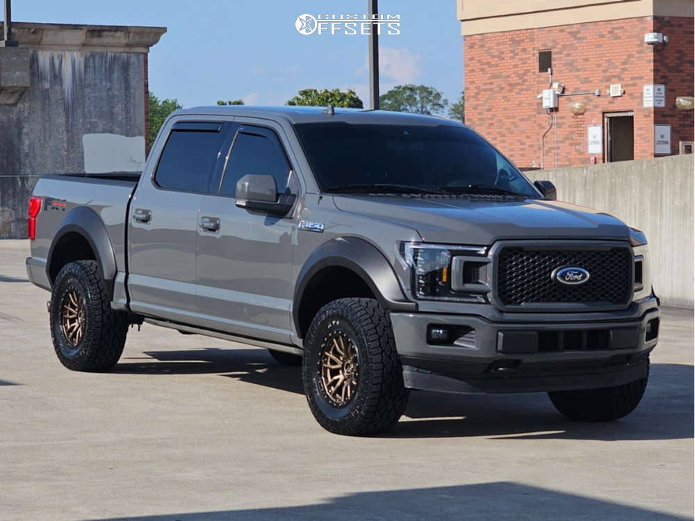 2018 Ford F-150 with 17x9 -12 Fuel Rebel 6 and 33/12.5R17 Atturo Trail ...