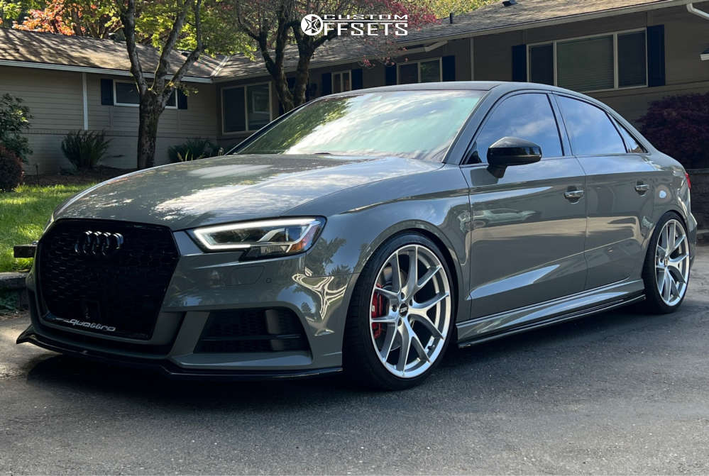 2020 Audi S3 with 19x8.5 30 ESR Rf2 and 235/35R19 Toyo Tires Extensa A ...