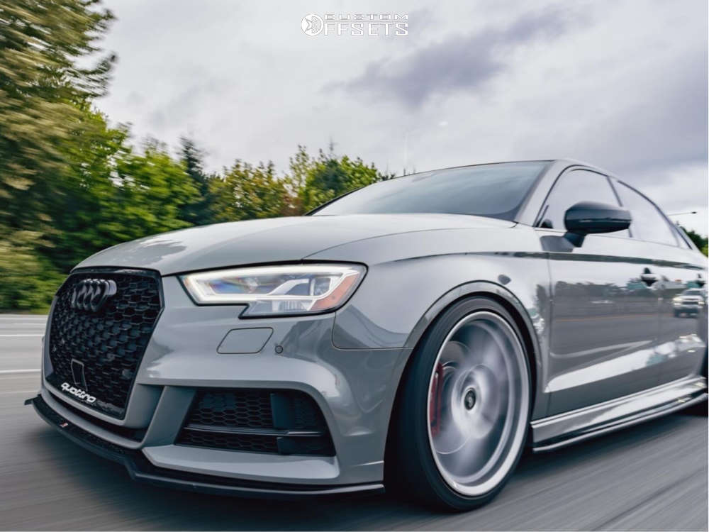 2020 Audi S3 with 19x8.5 30 ESR Rf2 and 235/35R19 Toyo Tires Extensa A ...