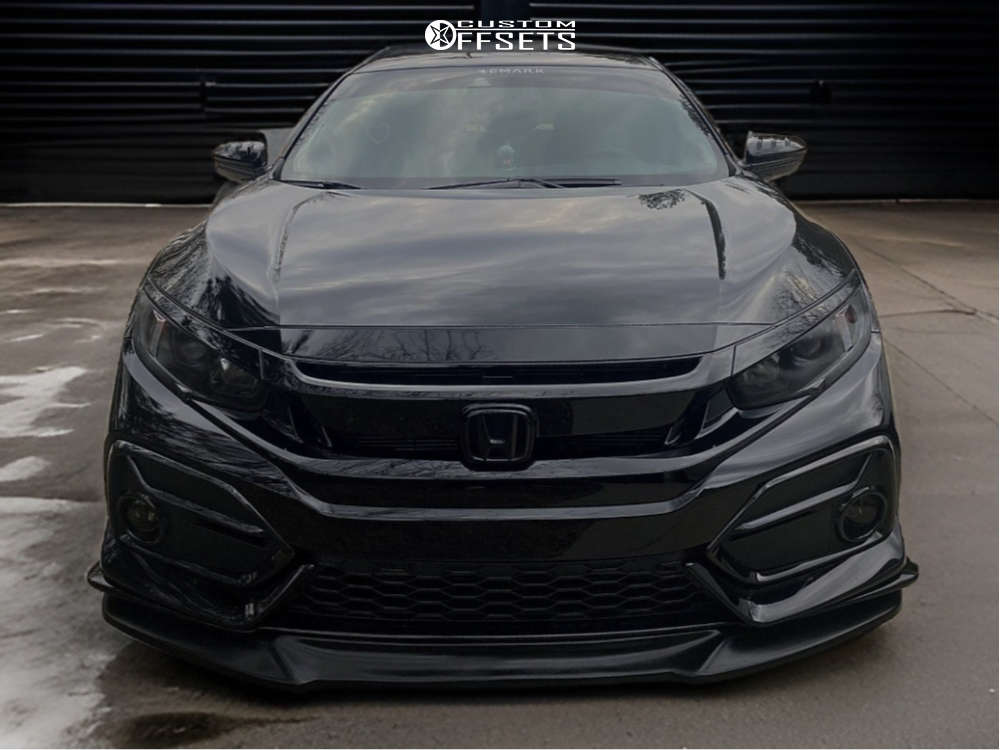 2020 Honda Civic with 18x9 12 Kansei Tandem and 215/35R18 Vercelli ...