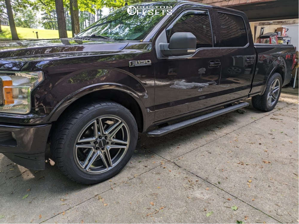 2018 Ford F-150 with 22x9.5 30 Vision Wedge and 305/45R22 Toyo Tires ...