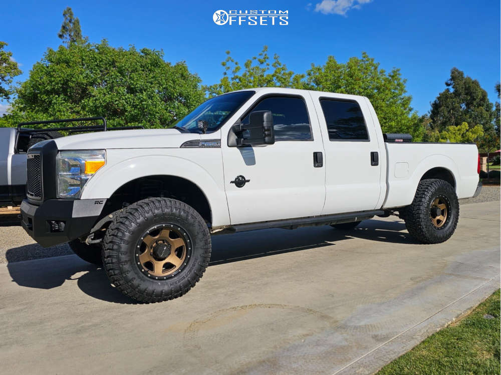 2015 Ford F-250 Super Duty with 18x9 -12 Raceline Boost and 37/13.5R18 ...