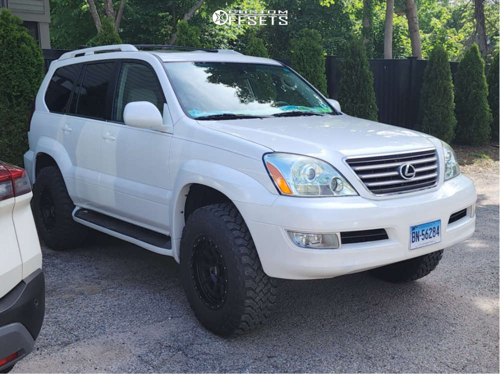2007 Lexus GX470 with 17x9 -12 Rocktrix RT114 and 285/70R17 Falken ...