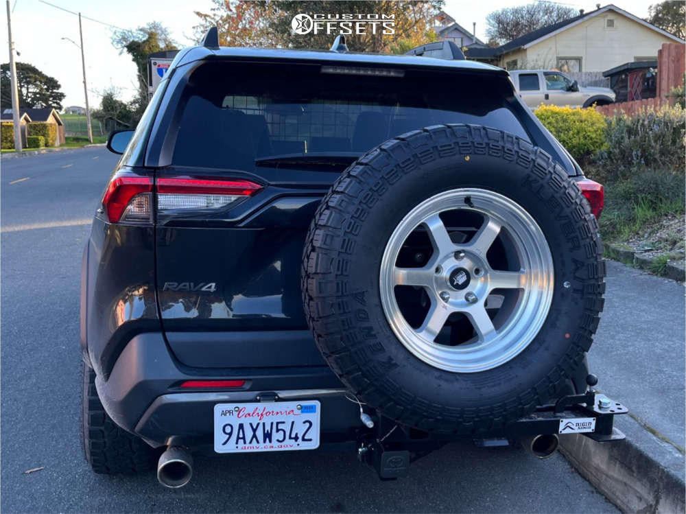 2022 Toyota RAV4 with 16x8 20 MST Time Attack and 255/70R16 Kenda ...