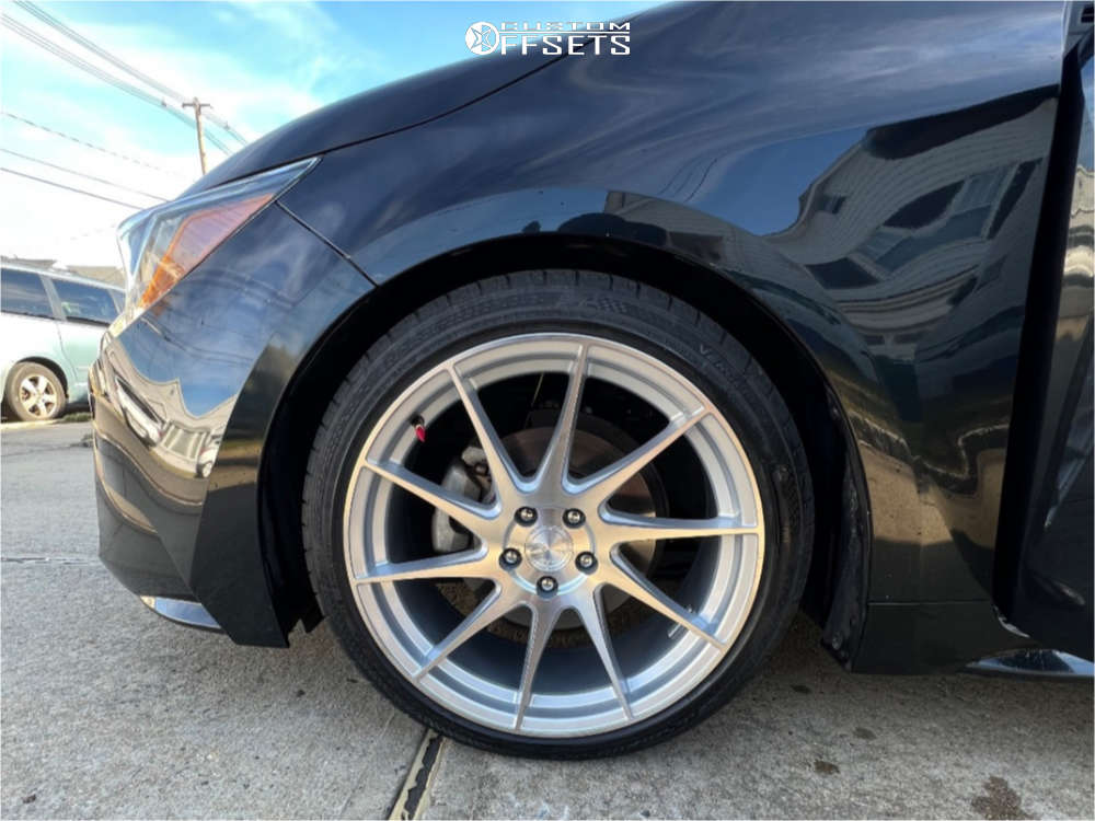 2020 Toyota Corolla with 18x8.5 35 Aodhan Ah09 and 225/40R18 Vercelli ...