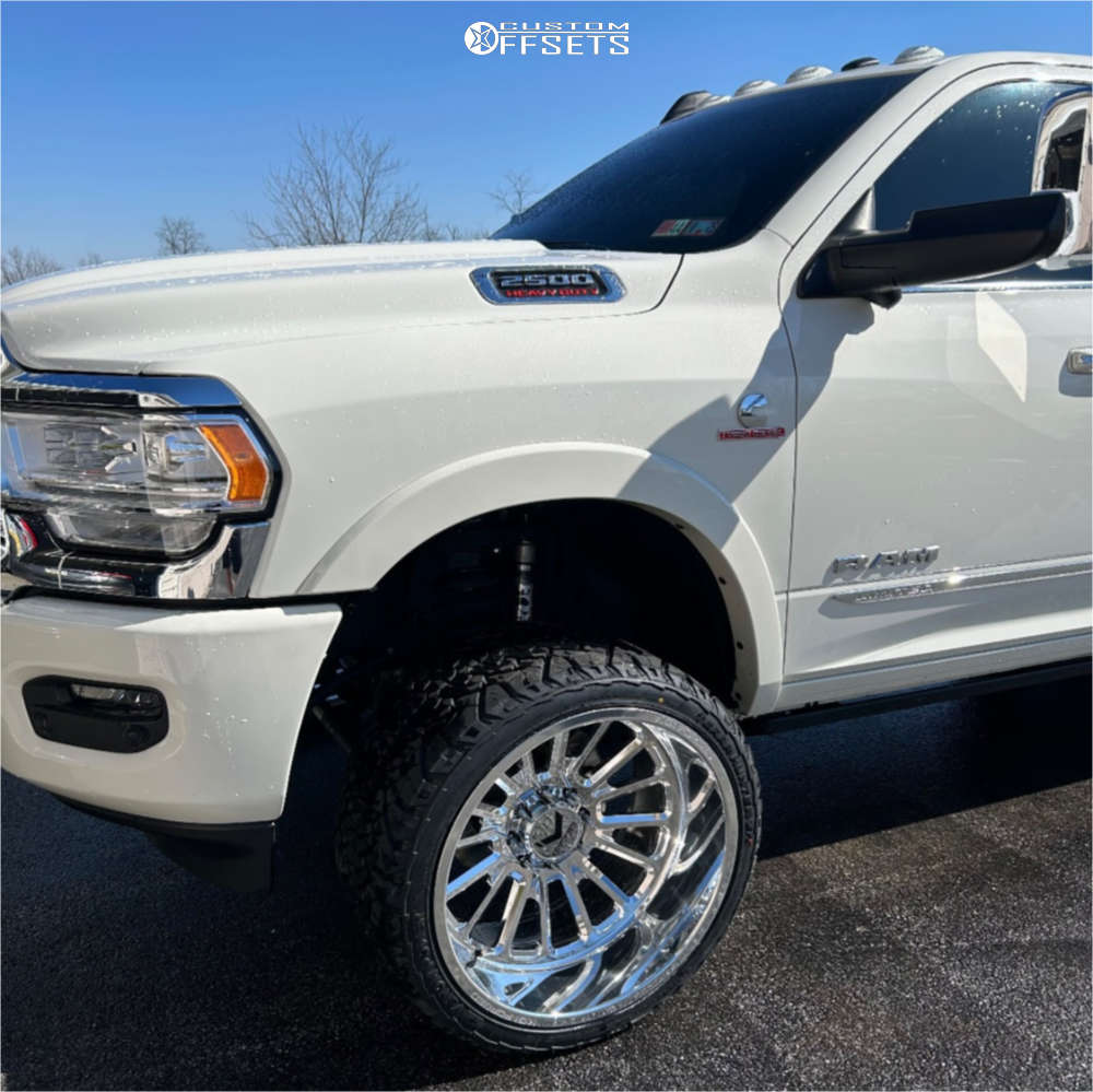2020 Ram 2500 with 24x14 -76 KG1 Forged Victor and 33/14.5R24 Venom ...