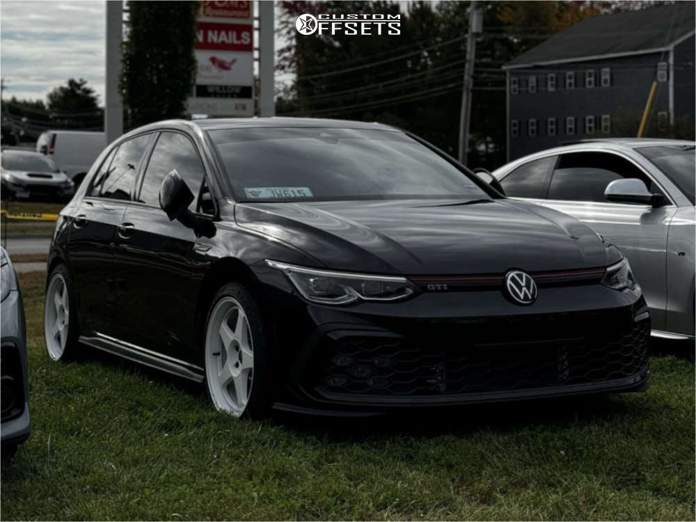 2024 Volkswagen GTI with 18x8.5 35 AVID1 AV42 and 225/40R18 Michelin Pilot Sport 4 S and ...