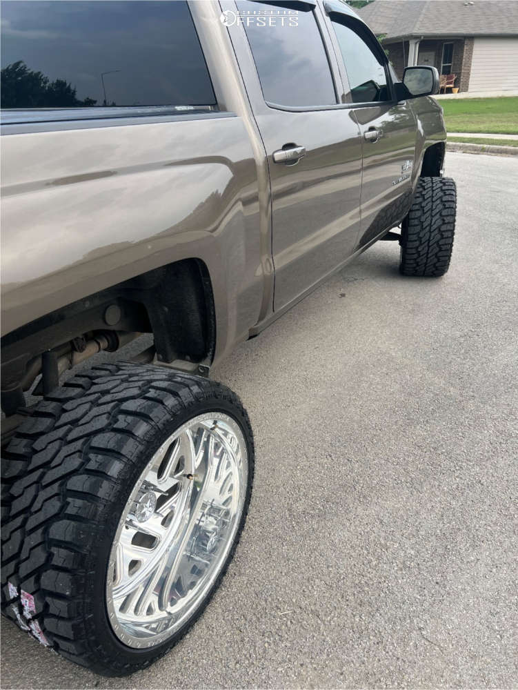 2014 Chevrolet Silverado 1500 with 24x14 -73 American Force Rook Ss and ...
