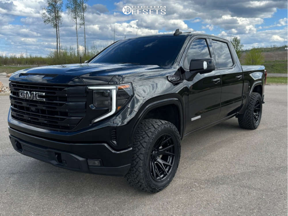 2022 GMC Sierra 1500 with 20x10 -18 Fuel Catalyst and 33/12.5R20 Venom ...