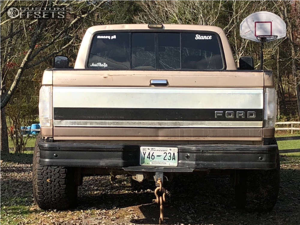 1992 Ford F-150 with 15x14 -88 Bart Wheels Super Trucker and 33/12.5R15 ...