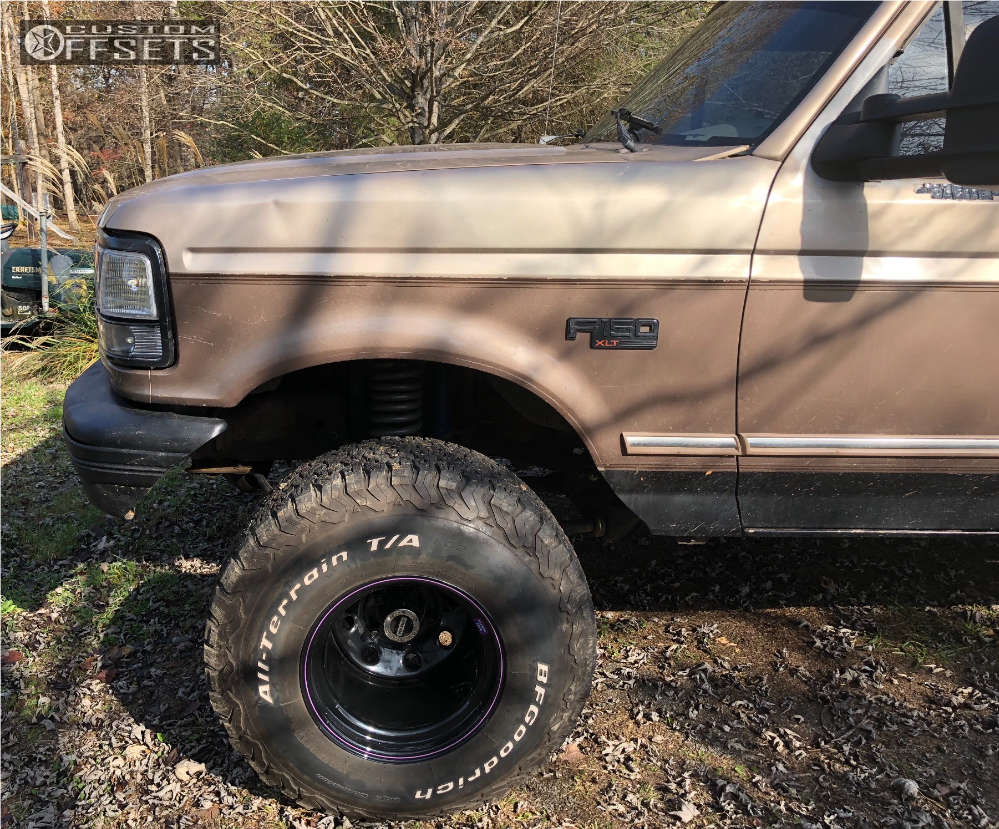 1992 Ford F-150 with 15x14 -88 Bart Wheels Super Trucker and 33/12.5R15 ...