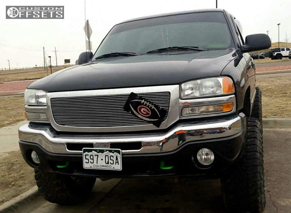 2004 GMC Sierra 1500 with 17x11 -30 Cruiser Alloy Stealth and 35/12 ...