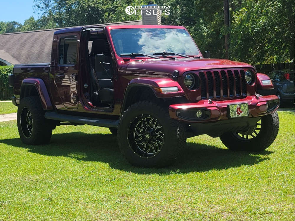 2021 Jeep Gladiator with 20x10 -19 Pure Grit Ambition and 35/12.5R20 ...