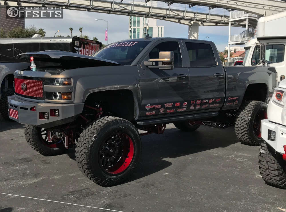 2016 Chevrolet Silverado 2500 HD with 24x14 -76 RBP Avenger and 40/15 ...