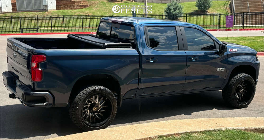 2021 Chevrolet Silverado 1500 with 22x12 -51 ARKON OFF-ROAD Mandela and ...