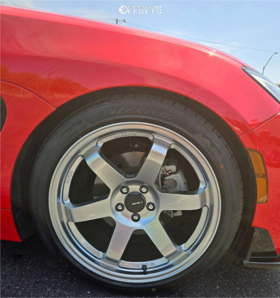 2023 Subaru BRZ with 18x8.5 35 AVID1 Av6 and 235/40R18 Lexani Lxuhp-207 ...