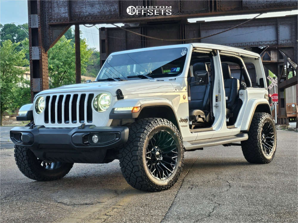 2022 Jeep Wrangler with 20x10 -18 Fuel Strike and 33/12.5R20 Kenda ...