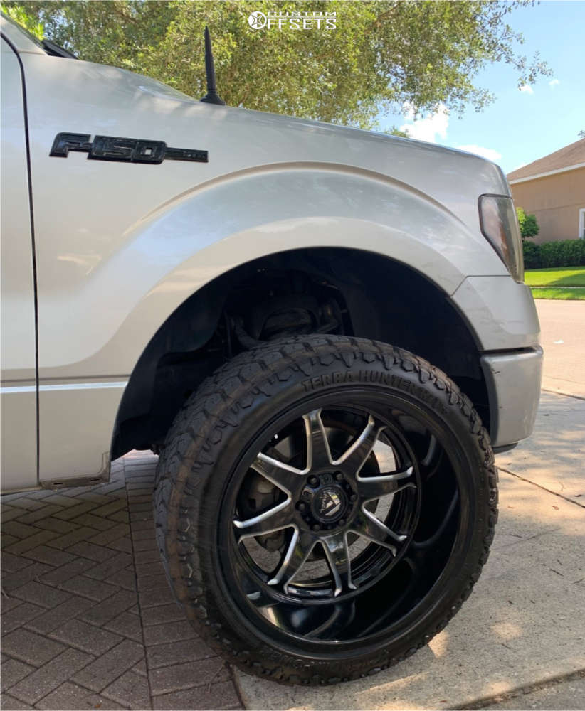 2010 Ford F-150 with 22x12 -44 Fuel Hammer and 33/12.5R22 Venom Power Terra Hunter R/t and ...