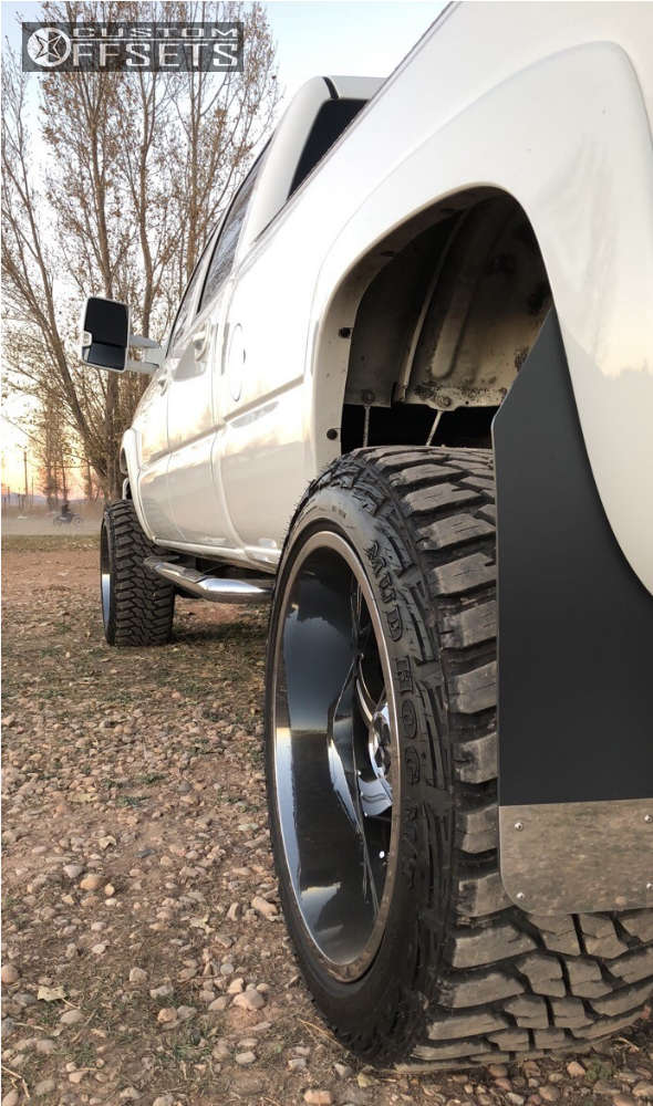 2007 Chevrolet Silverado 2500 HD with 22x12 -44 Cali Offroad Twisted ...