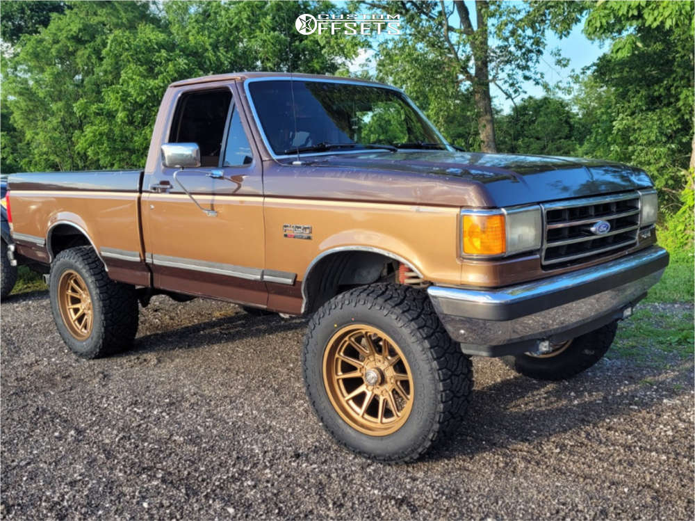 1990 Ford F-150 with 20x10 -24 Mayhem Intrepid and 35/12.5R20 Venom ...