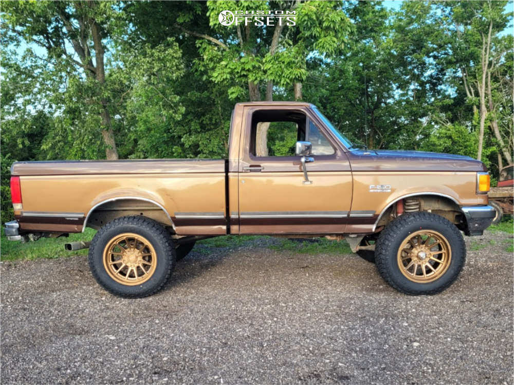 1990 Ford F-150 with 20x10 -24 Mayhem Intrepid and 35/12.5R20 Venom ...