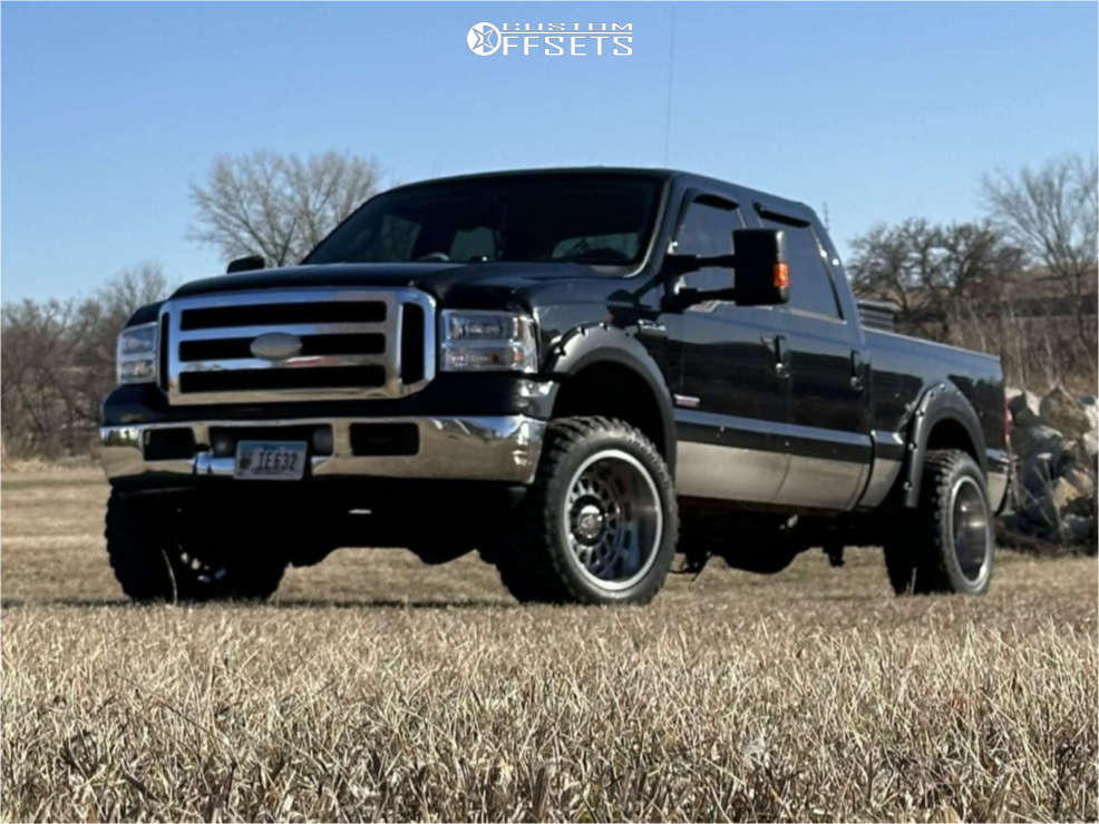 2005 Ford F-250 Super Duty with 20x12 -51 Cali Offroad Paradox and 33/ ...