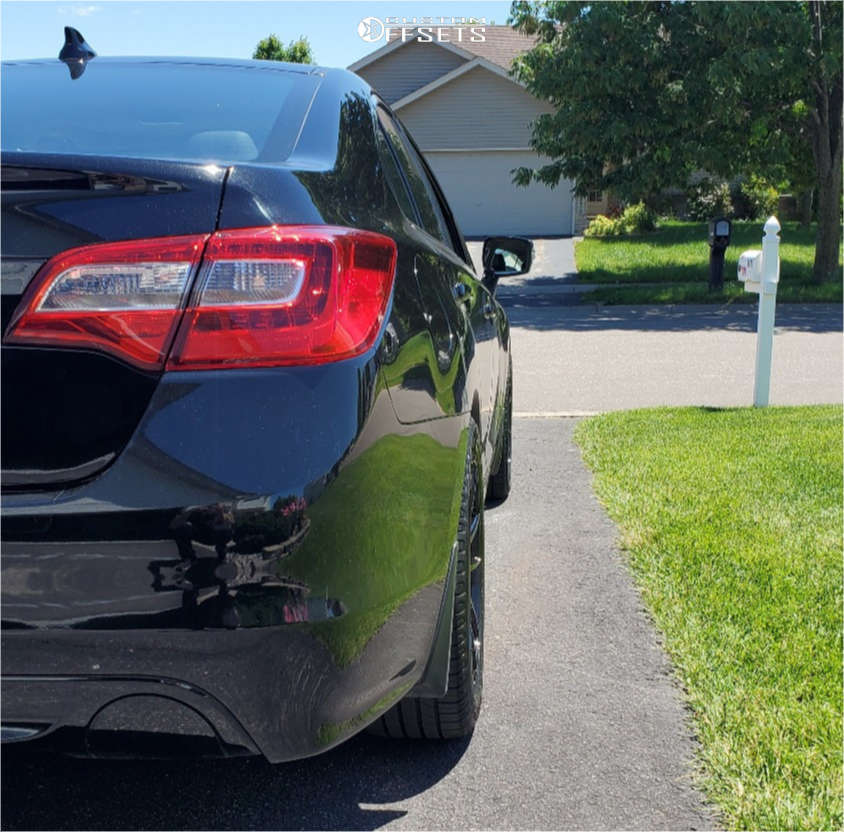 2016 Subaru Legacy with 18x8 35 Konig Oversteer and 225/50R18 Michelin ...