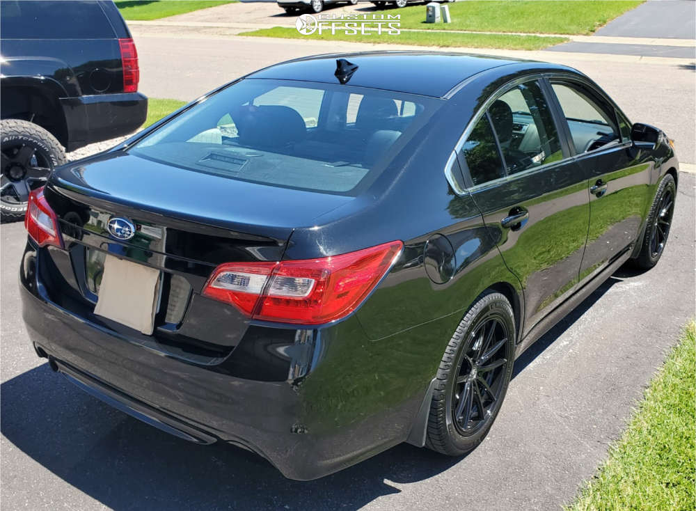 2016 Subaru Legacy with 18x8 35 Konig Oversteer and 225/50R18 Michelin ...
