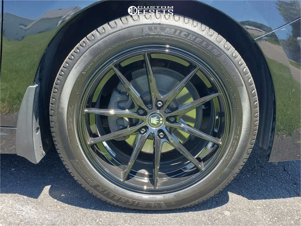 2016 Subaru Legacy with 18x8 35 Konig Oversteer and 225/50R18 Michelin ...